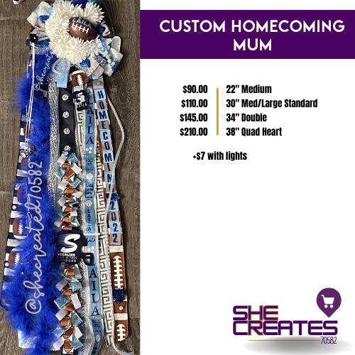 Custom Homecoming Mums for a Memorable HOCO Experience, Show Your ...