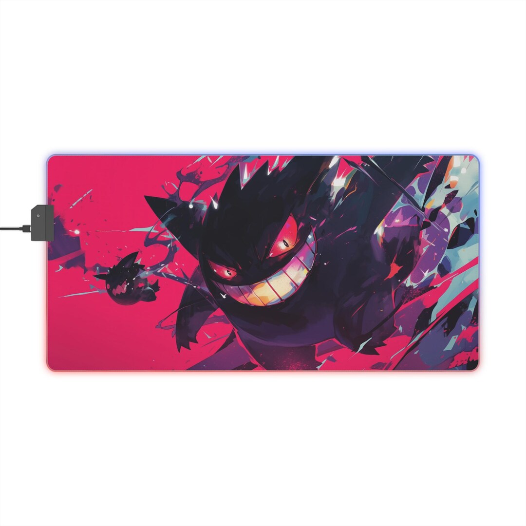 Pokemon Gengar LED Gaming Mouse Pad - Etsy