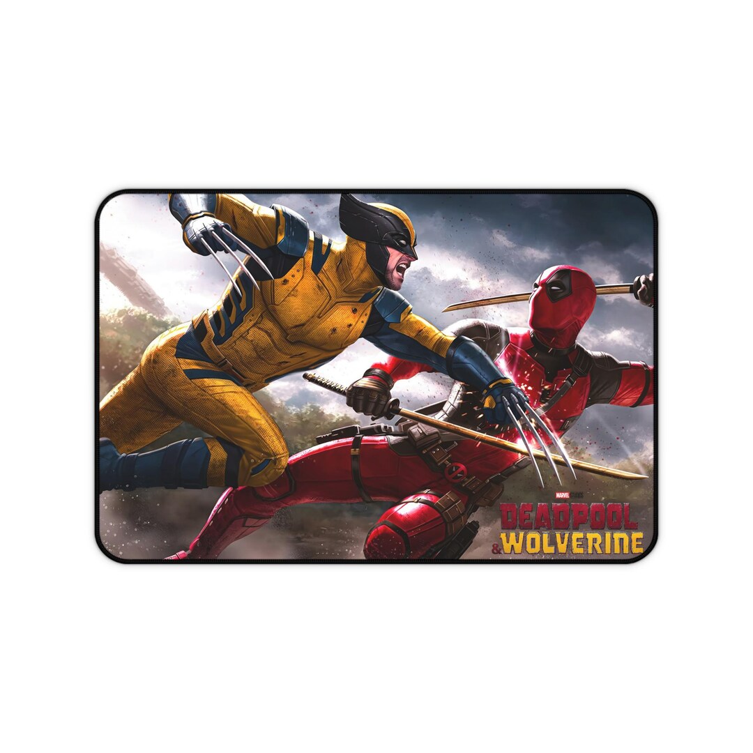 Deadpool Vs Wolverine Deskmat Desk Mat - Etsy