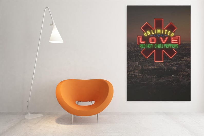 Red Hot Chili Peppers RHCP Album Poster RHCP Unlimited Love Unlimited ...