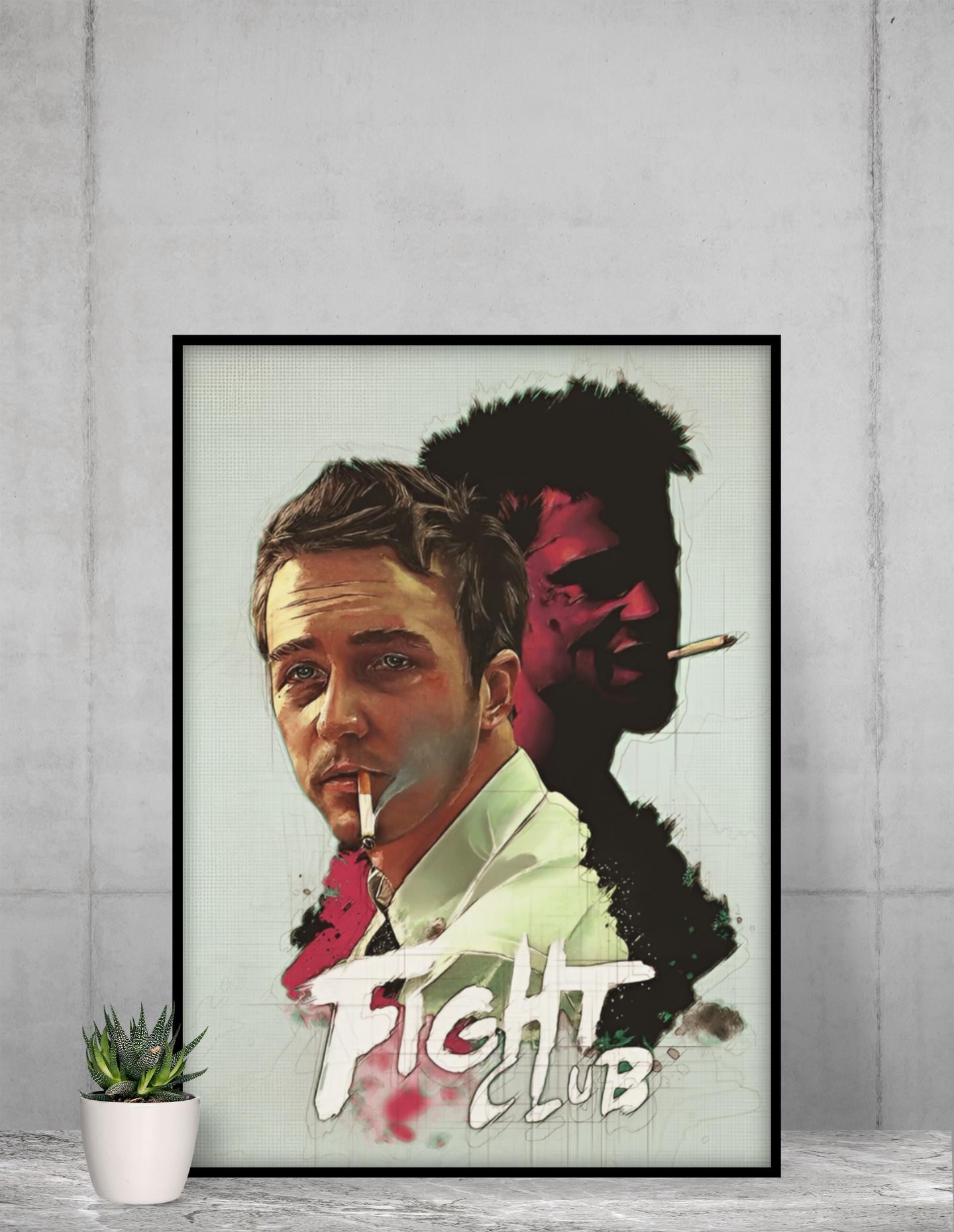 Fight Club Fight Club Film Posters Fight Club Poster Poster Wall Art ...