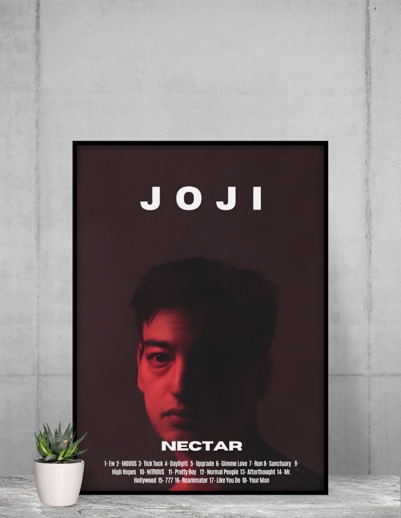 Joji Joji Poster Joji Nectar Album Nectar Poster Poster Wall Art Home ...