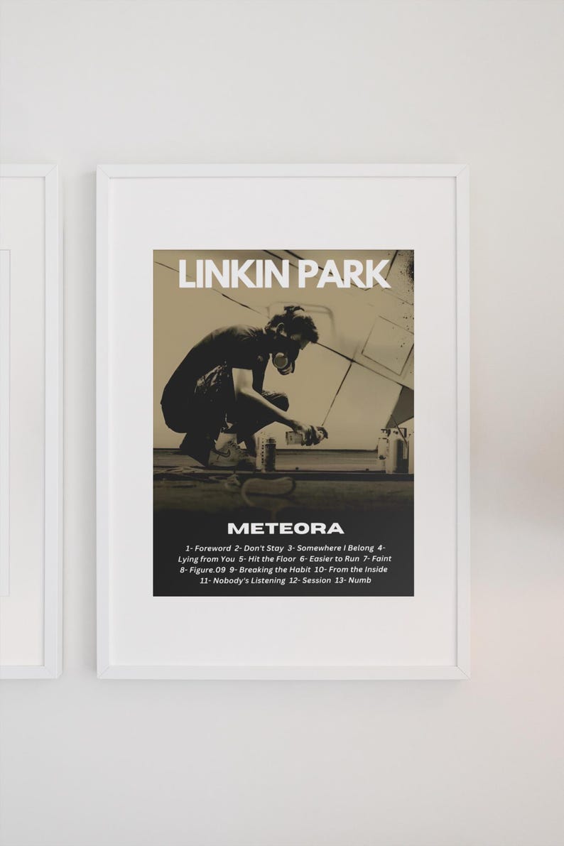 Linkin Park | Linkin Park Poster | Linkin Park Meteora Album | Meteora ...