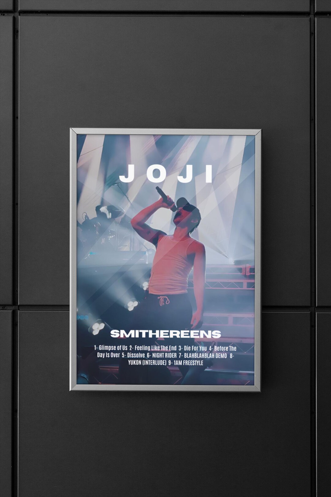 Joji Joji Poster Joji SMITHEREENS Album SMITHEREENS Poster Poster Wall ...