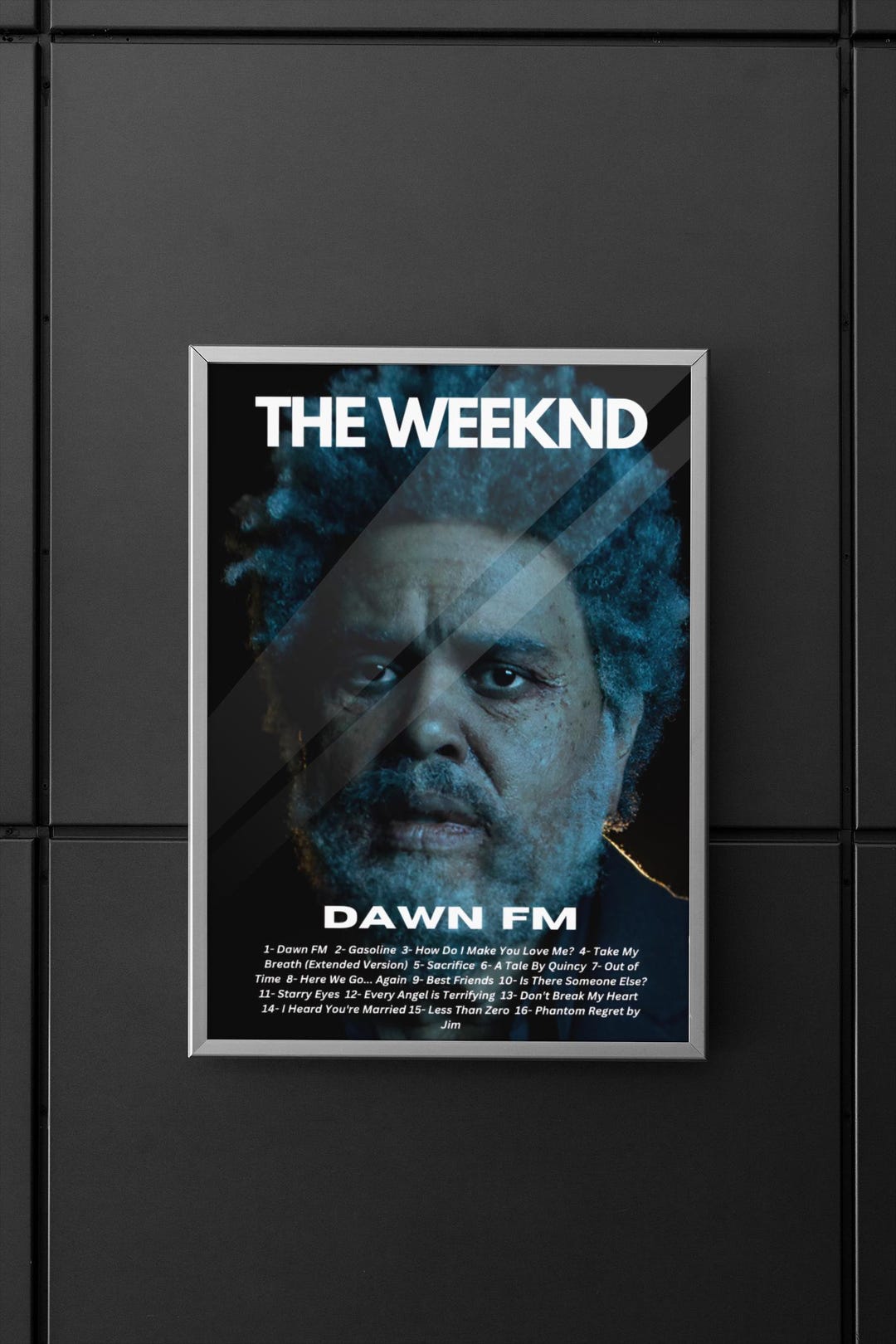 The Weeknd the Weeknd Poster the Weeknd Dawn FM Album Dawn FM Poster ...
