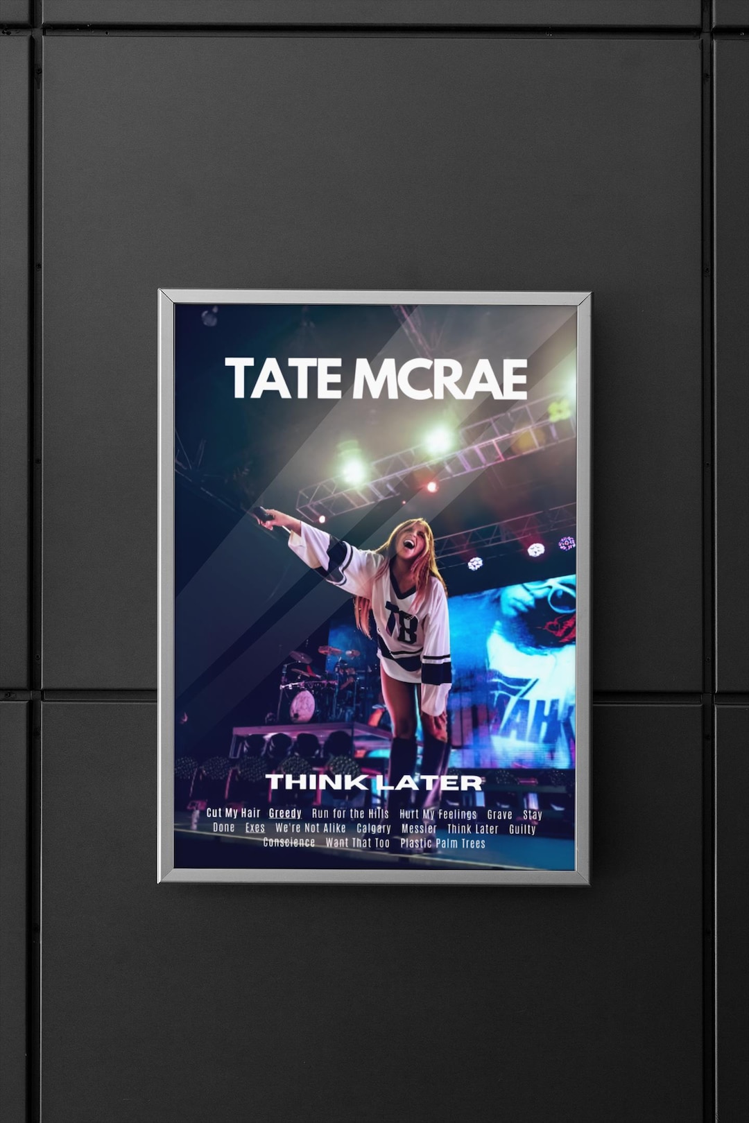 Tate Mcrae | Tate Mcrae Think Later Album | Think Later Poster | Think ...