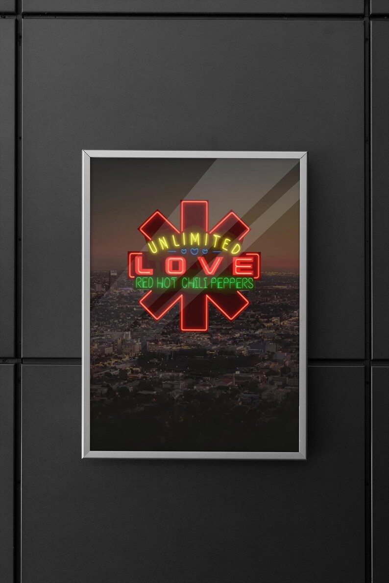 Red Hot Chili Peppers | RHCP Album Poster | RHCP Unlimited Love ...