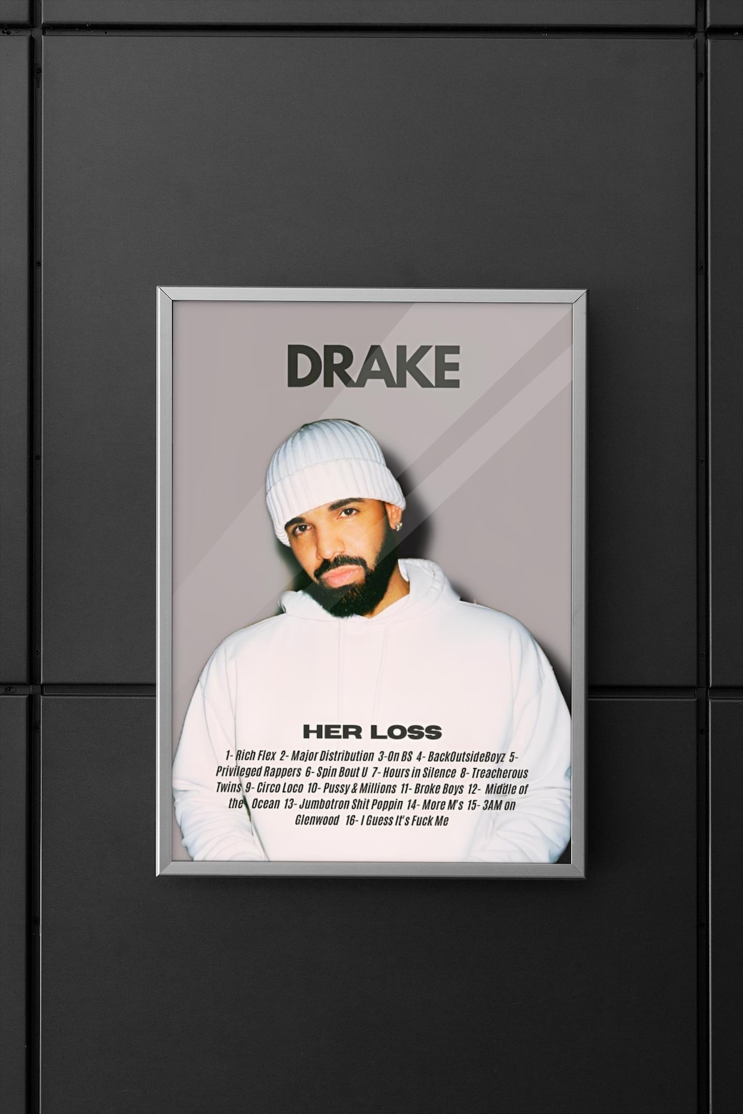 Drake | Drake Her Loss Album | Her Loss Poster | Her Loss Album Poster ...
