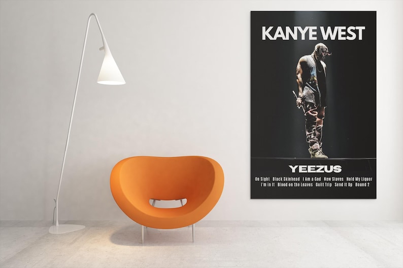 Kanye West Kanye West Poster Kanye West Yeezus Album Yeezus Poster ...