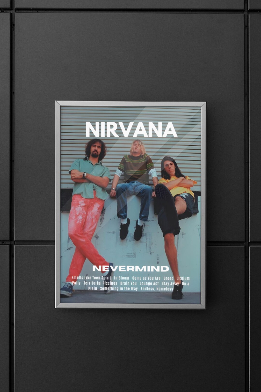Nirvana Nirvana Nevermind Poster Nevermind Album Poster Poster Wall Art ...