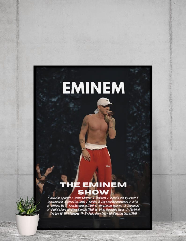 Eminem | Eminem Album Poster | Eminem the Eminem Show Album | the ...