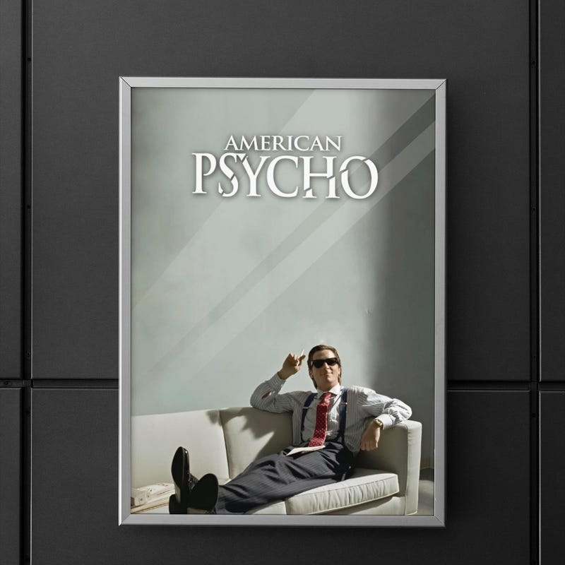 American Psycho Poster - Etsy