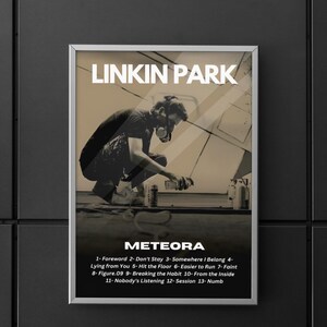 Linkin Park | Linkin Park Poster | Linkin Park Meteora Album | Meteora ...
