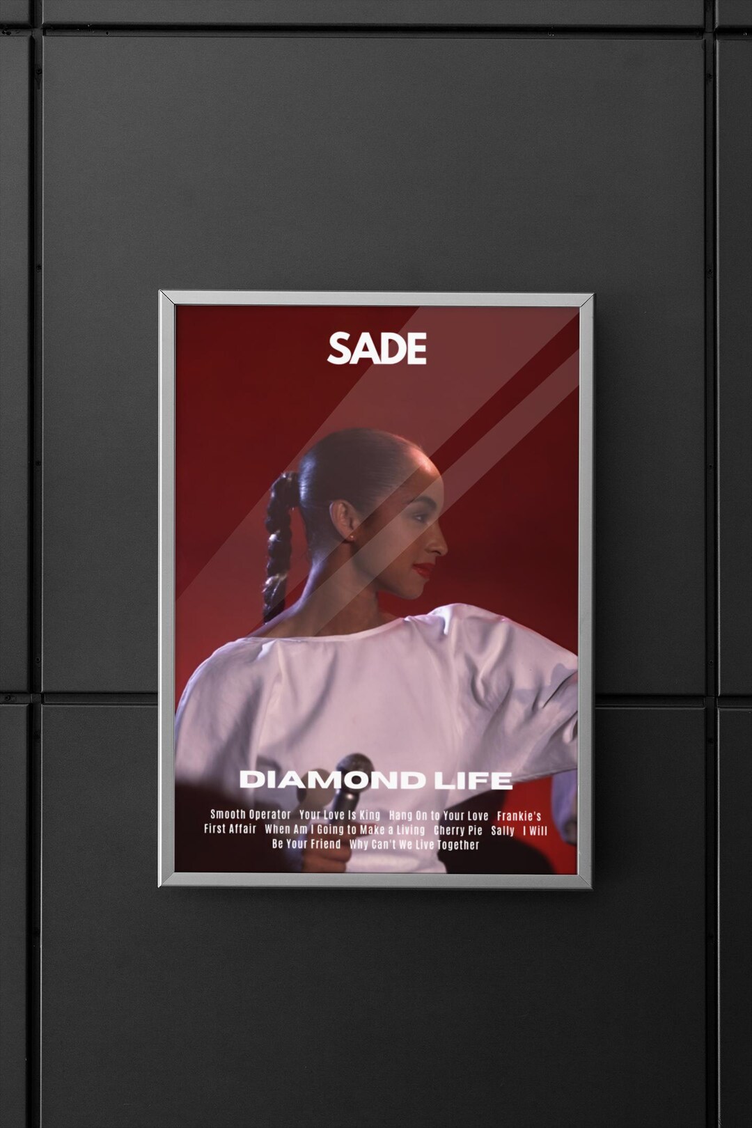 Poster | Wall Art | Home Decor | Wall Decor | Sade | Sade Diamond Life ...