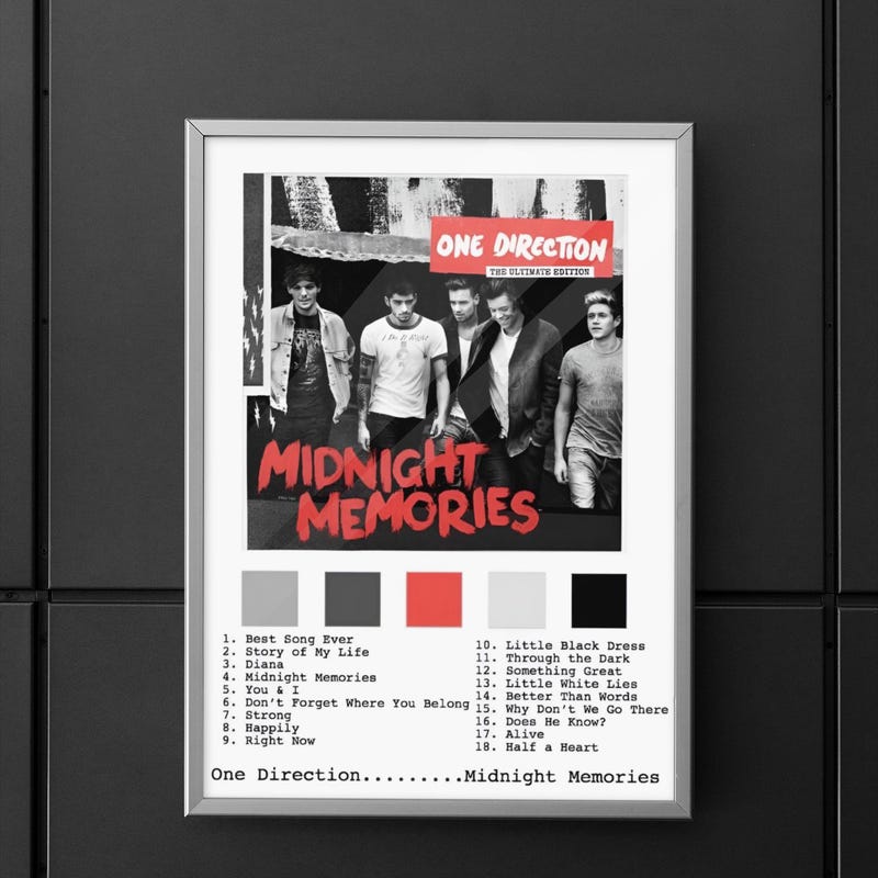 One direction poster - Etsy México