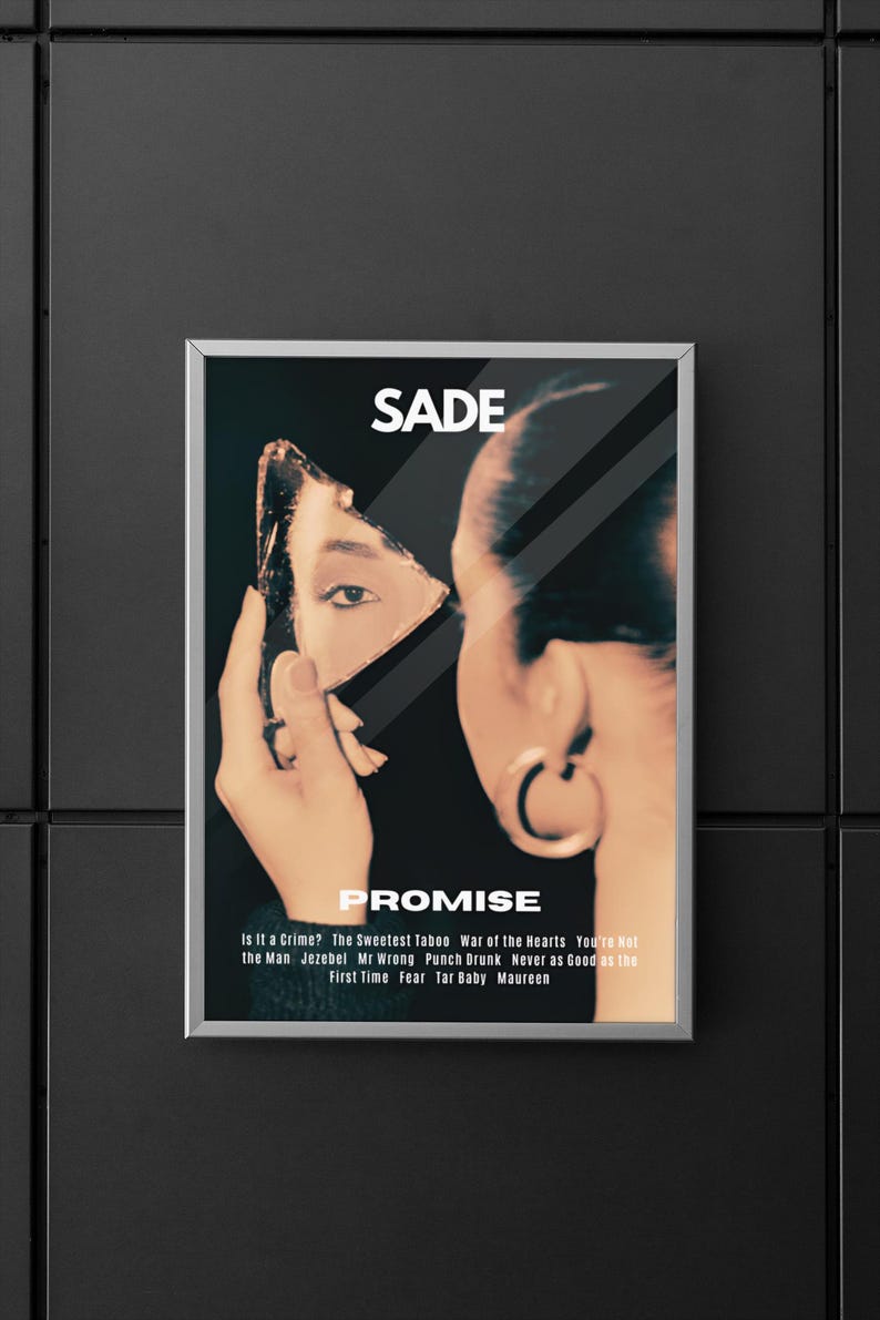 Poster | Wall Art | Home Decor | Wall Decor | Sade | Sade Promise ...