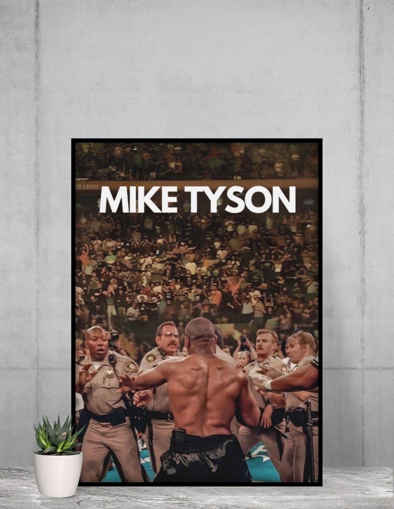 Mike Tyson | Mike Tyson Poster | Mike Tyson Iconic Poster | Boxer ...