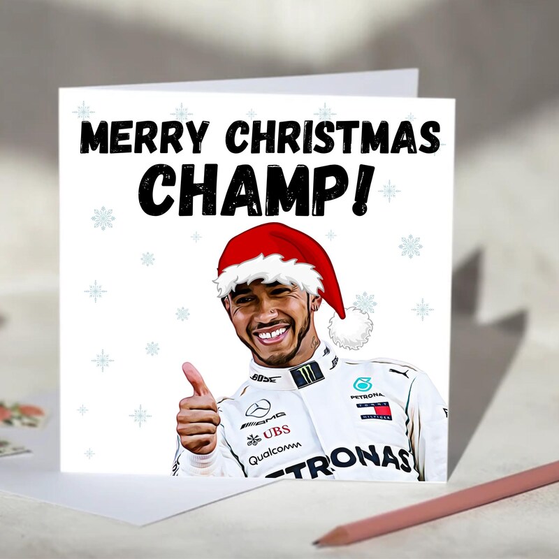 Formula One Holiday Card - Etsy UK