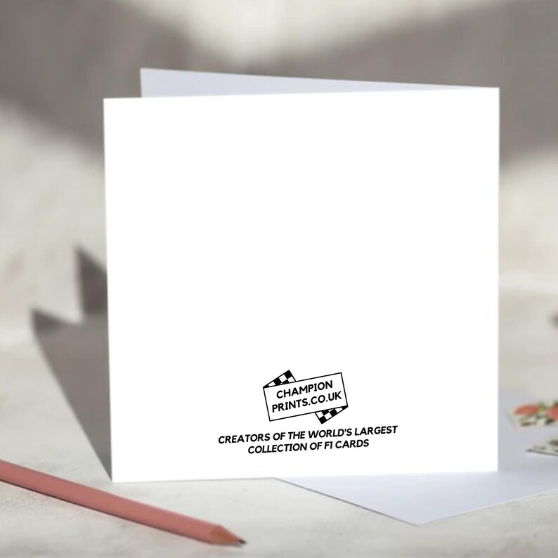 Ferrari F1 Personalised Birthday Card for Formula 1 Fans - Charles ...