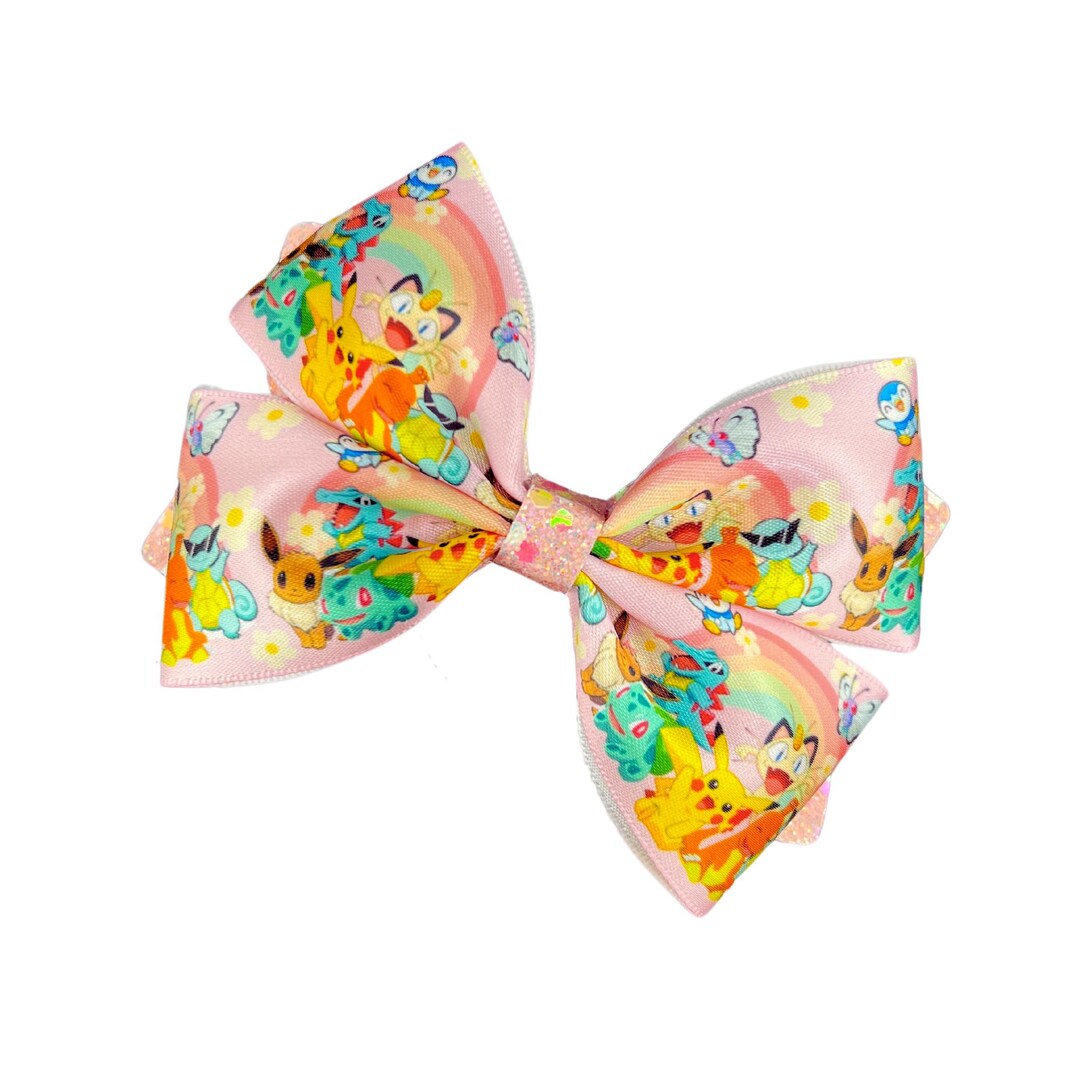 Pikachu Hair Bow Toddler Hair Accessory Girl Gift - Etsy