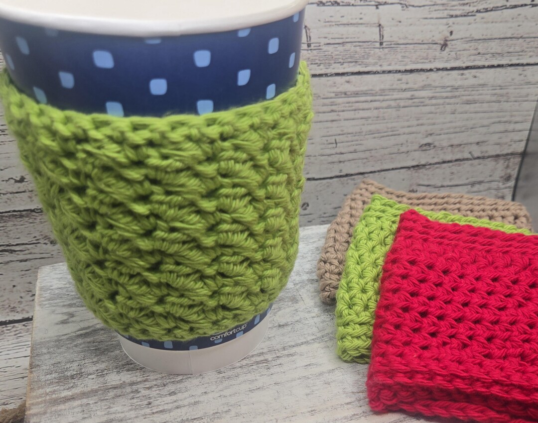 100% Cotton Coffee Cup Cozy! Fun Colors and More on the Way! - Etsy