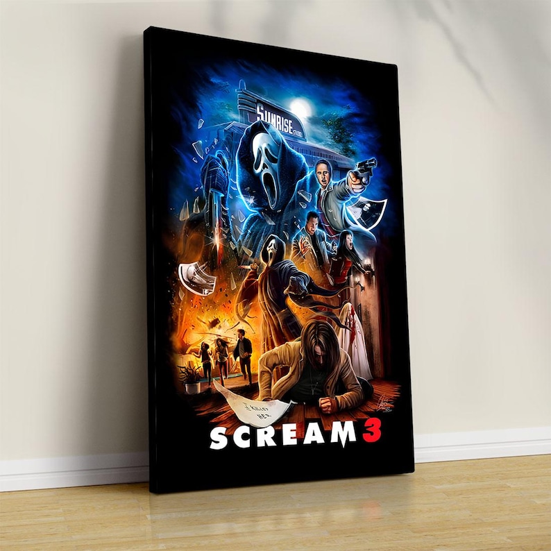 Scream Classic Horror Movie Poster Film Fan Collectibles Vintage Movie ...