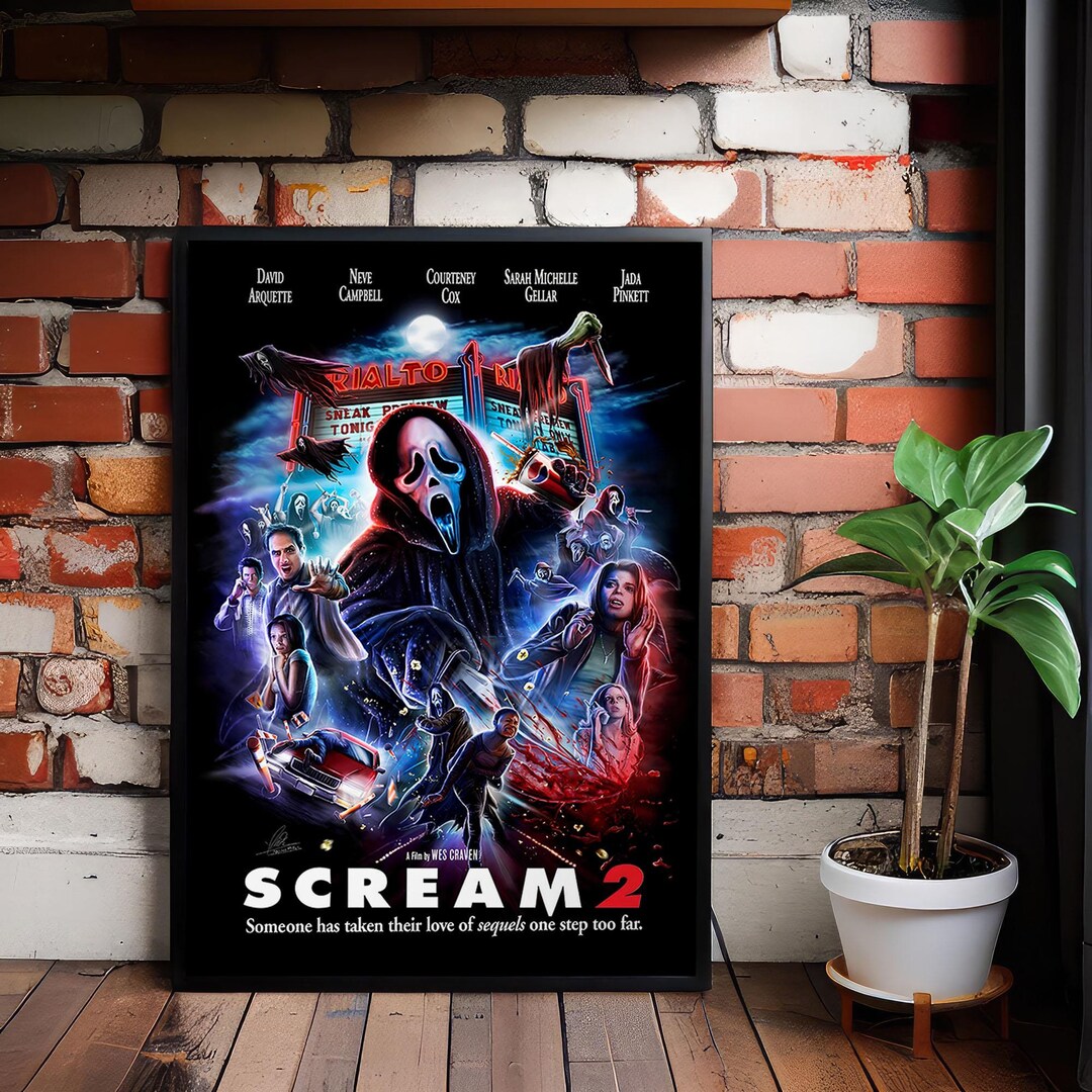 Scream Classic Horror Movie Poster Film Fan Collectibles Vintage Movie ...