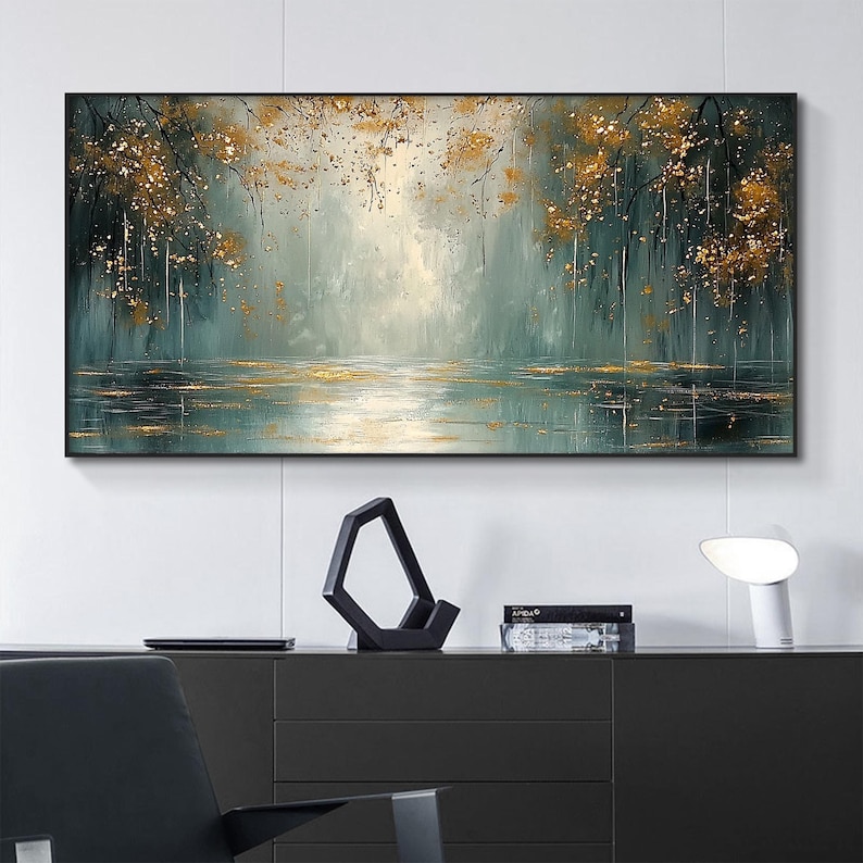 Original Fancy Minimalist Textured Oil Painting, Abstract Brilliant ...