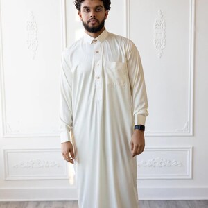 Modest Qatar Thobes Qamis Djellaba for Men - Etsy