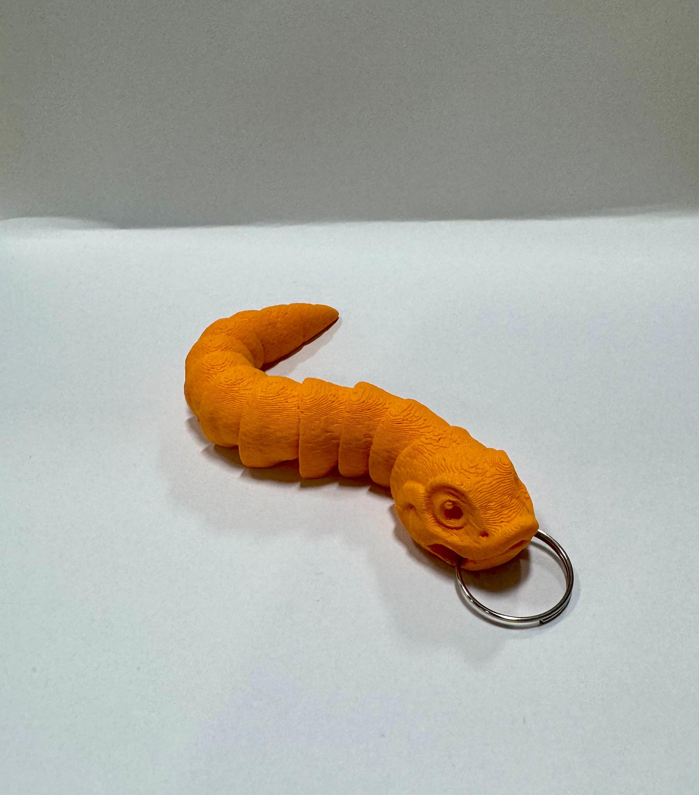 3d Printed Articulated Hognose Snake Keychain - Etsy
