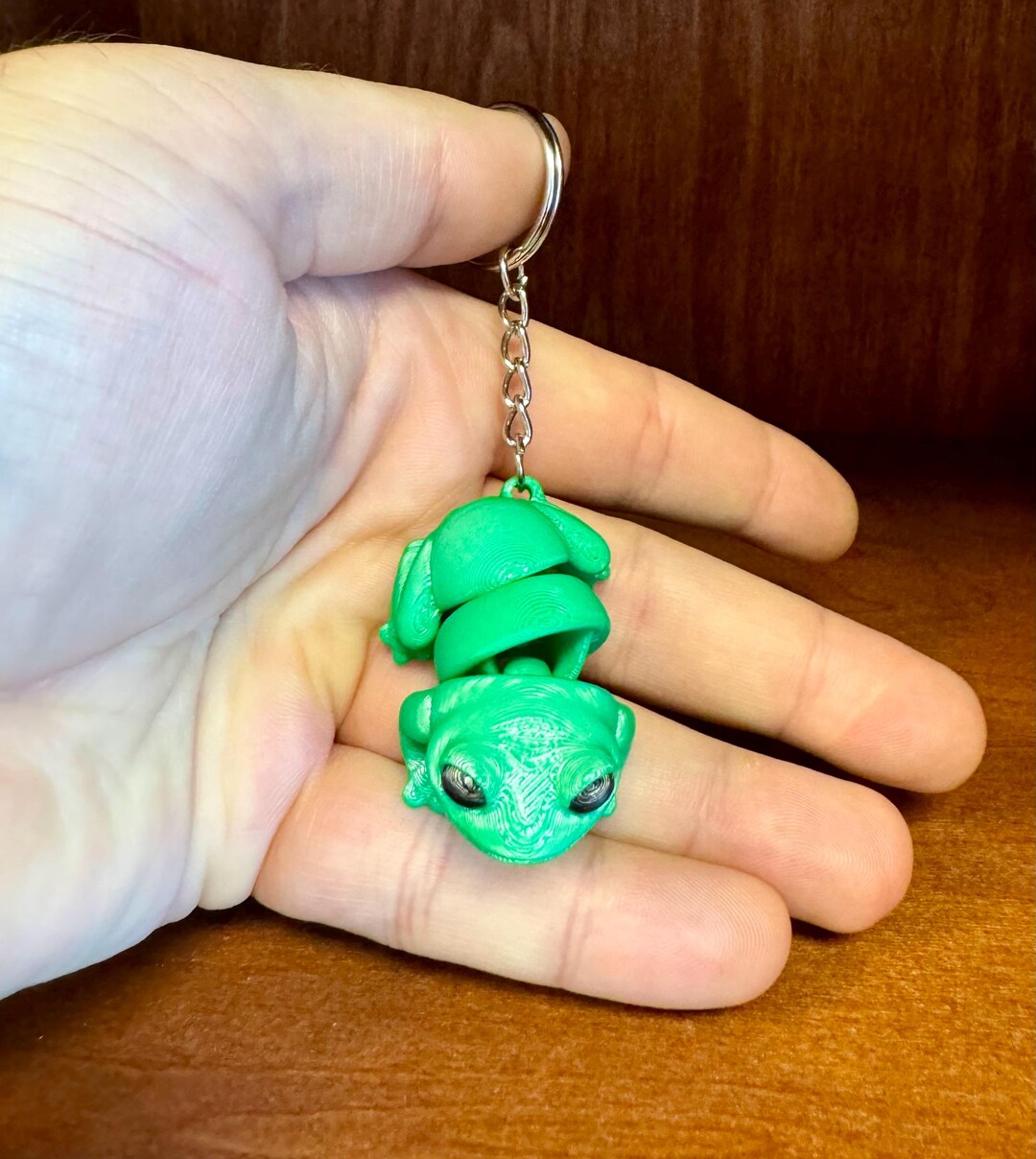 Cute 3D Printed Mini Frog Keychain - Etsy