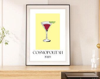 Cosmopolitan Poster - Etsy