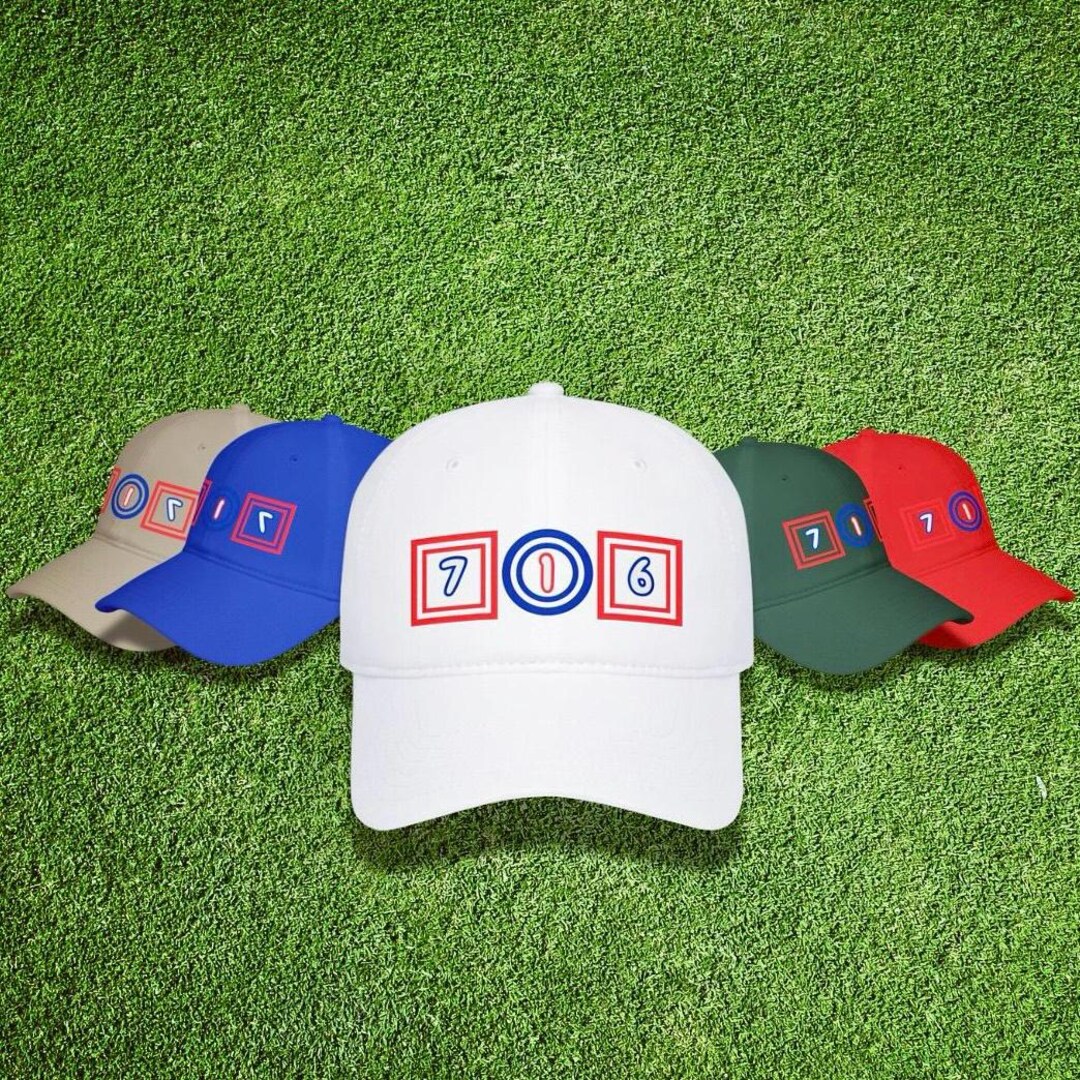 Custom Area Code Golf Hats, Customized Golf Hat, Customized Hat ...