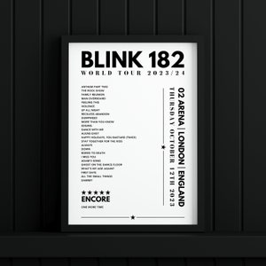 Blink 182 Setlist 2023
