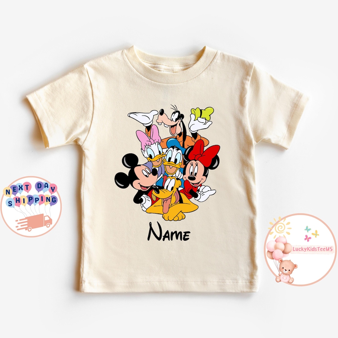 Custom Disney Toddler Shirt, Mickey and Friends Kids Sweatshirt, Disney ...