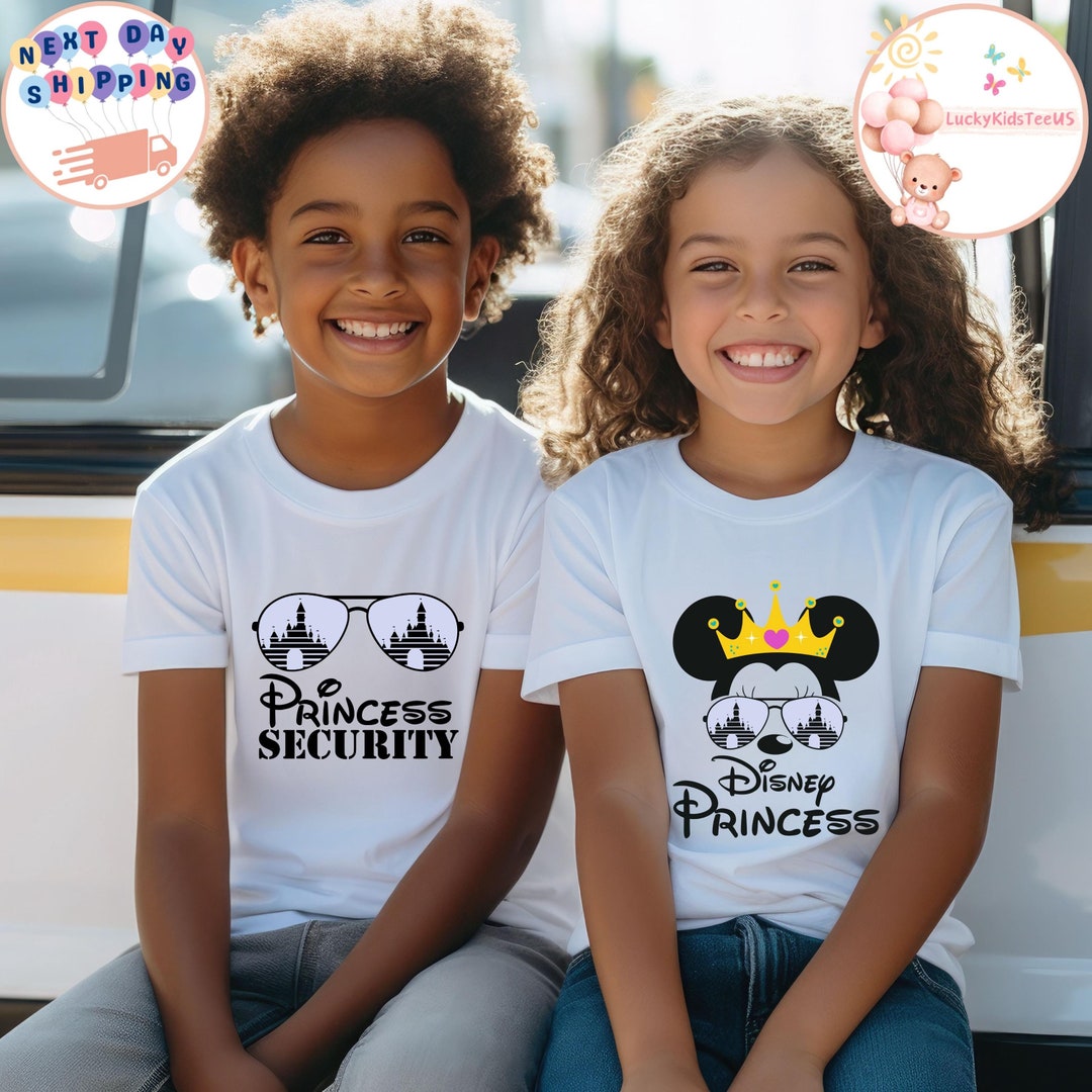 Disney Princess Security Toddler Shirts, Disneyland Princess Kids Shirt ...