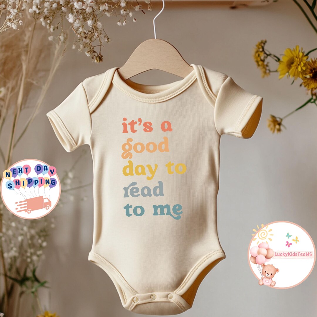 It's A Good Day Read to Me Baby Onesie®, Little Reader Baby Bodysuit ...