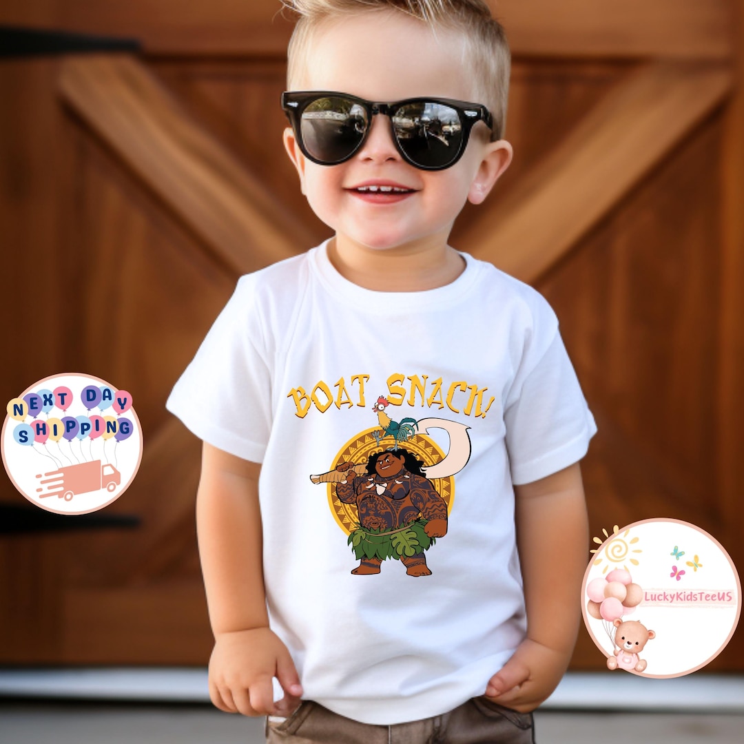 Disney Boat Snack Kids T-shirt, Maui and Hei Hei Toddler Sweatshirt ...