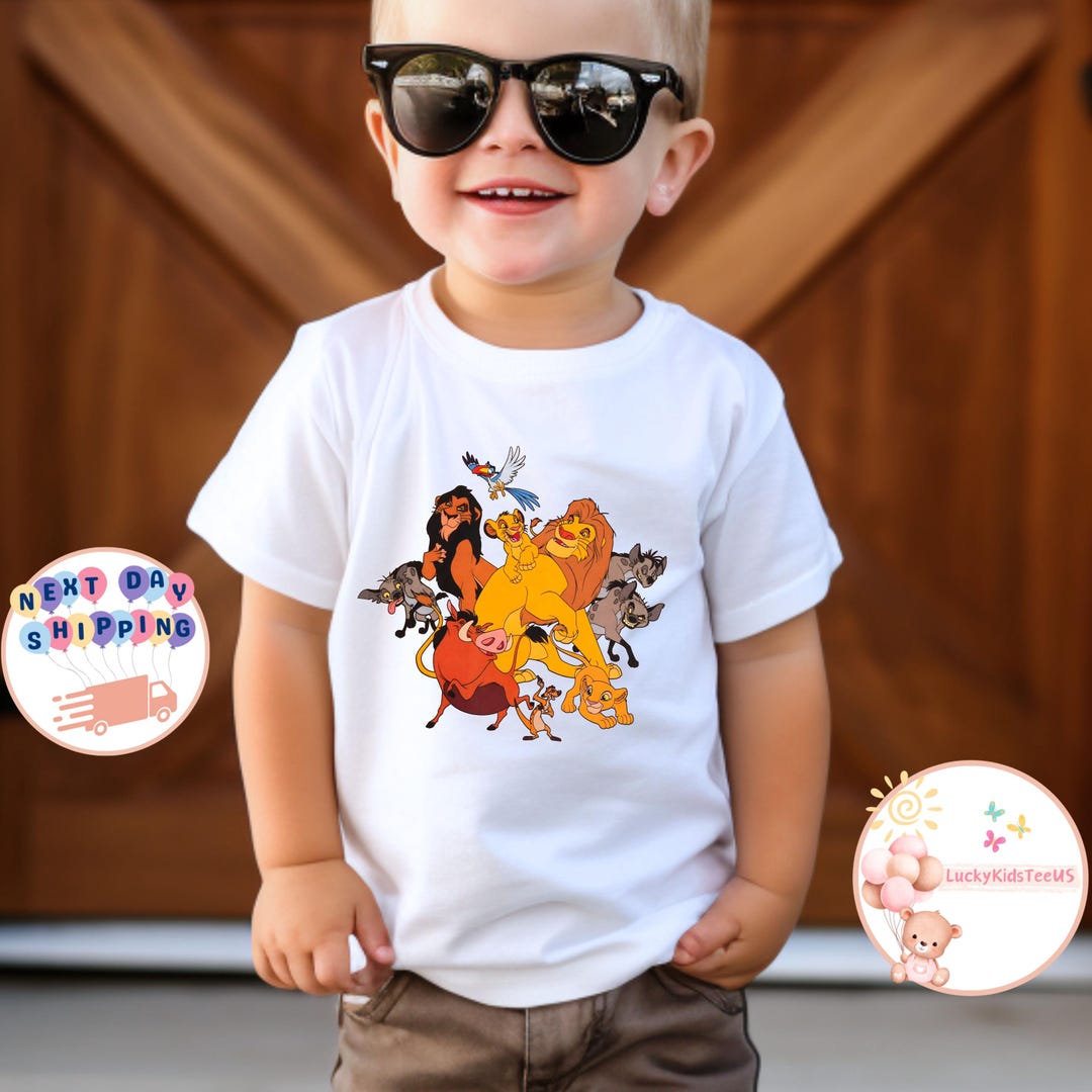 Disney the Lion King Kids T-shirt, the Lion King Characters Toddler ...