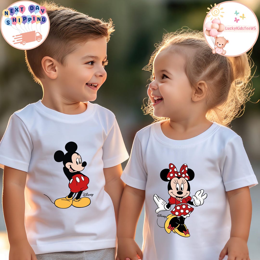 Mickey and Minnie Kids T-shirt, Disney Mickey Mouse Toddler Sweatshirt ...