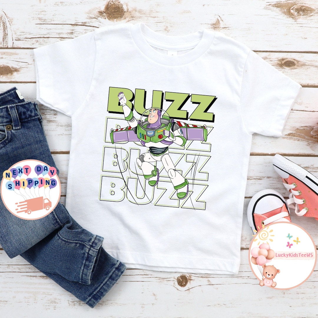 Disney Buzz Kids T-shirt, Pixar Toy Story Buzz Toddler Sweatshirt ...