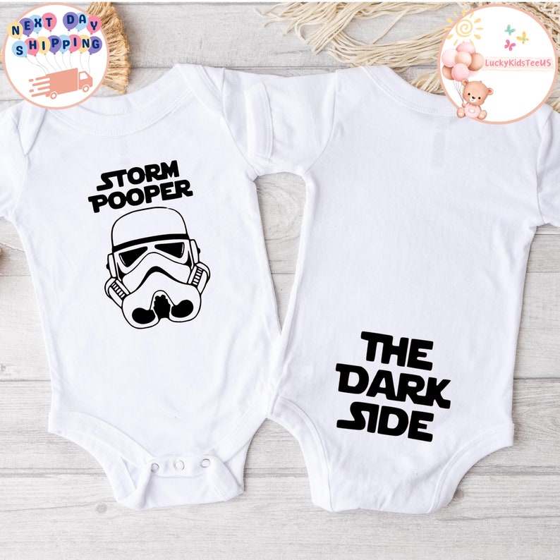 Storm Pooper Baby Onesie®, Star Wars Baby Shirt, Funny Baby Clothes ...