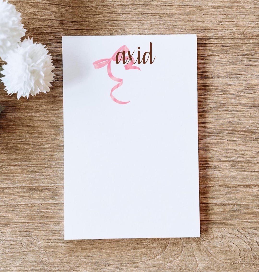 Axid Notepad, Alpha Xi Delta Sorority Memo Pad, Forever Sisters Note ...