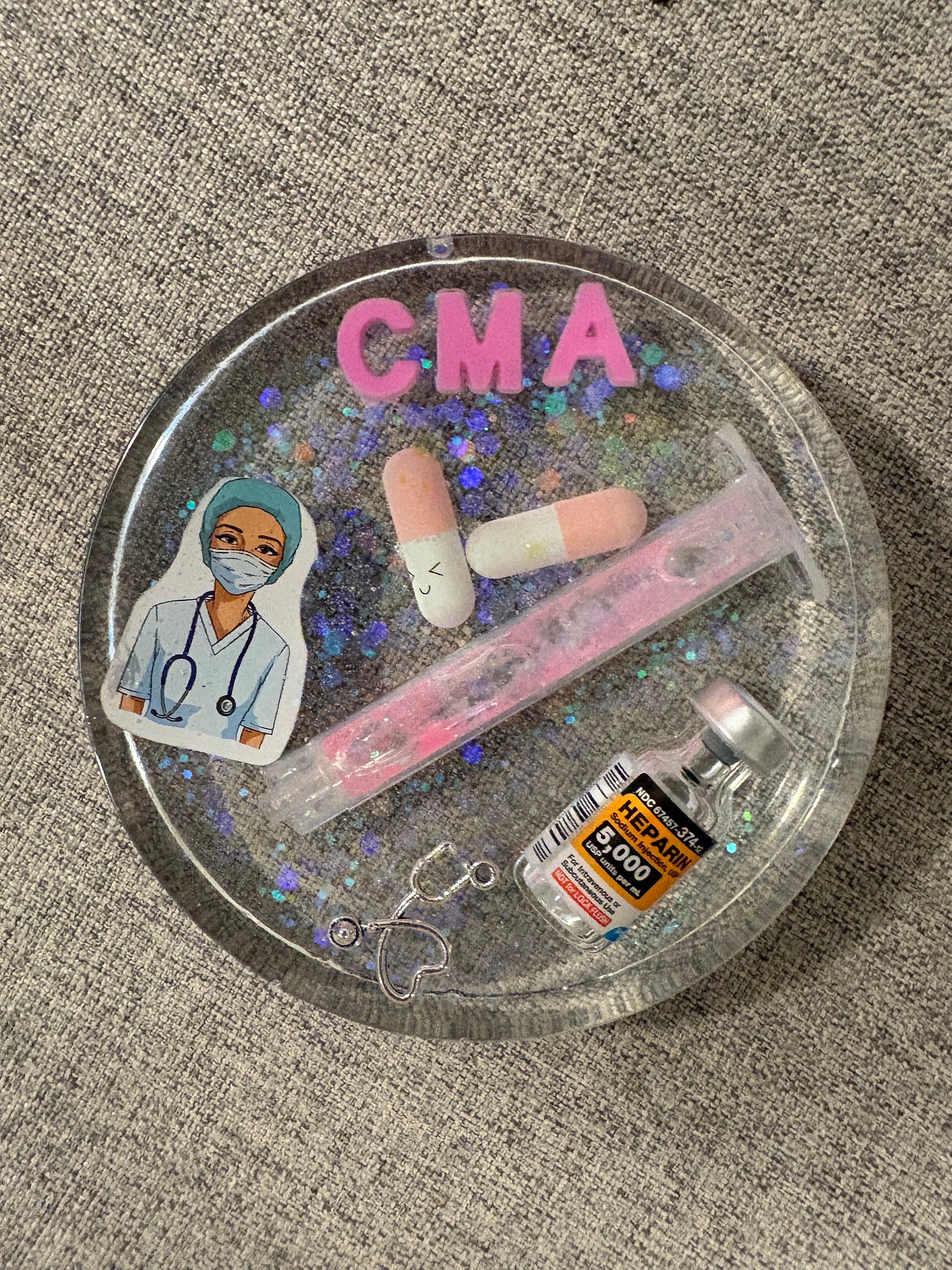 Personalized Medical Resin Coasters - Etsy
