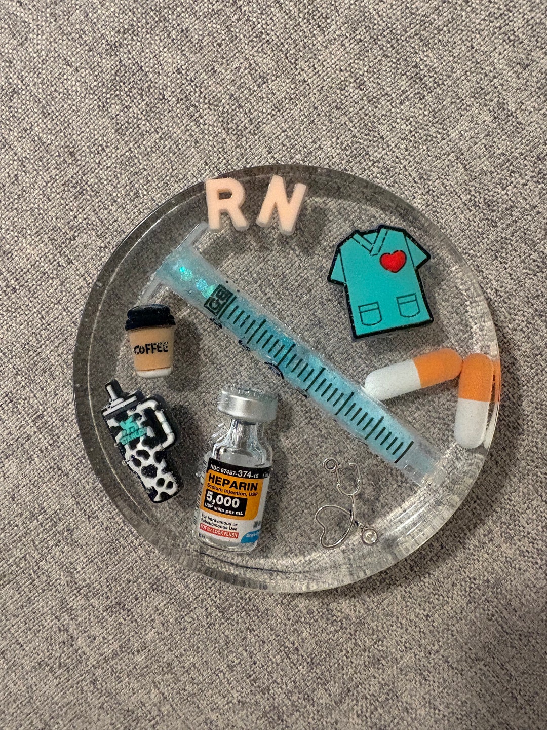 Personalized Medical Resin Coasters - Etsy