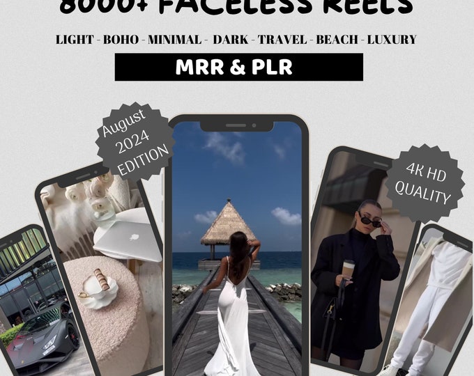 8000 Faceless Reels Video Packages | Boss Babe, Luxury Travel, Melanin ...