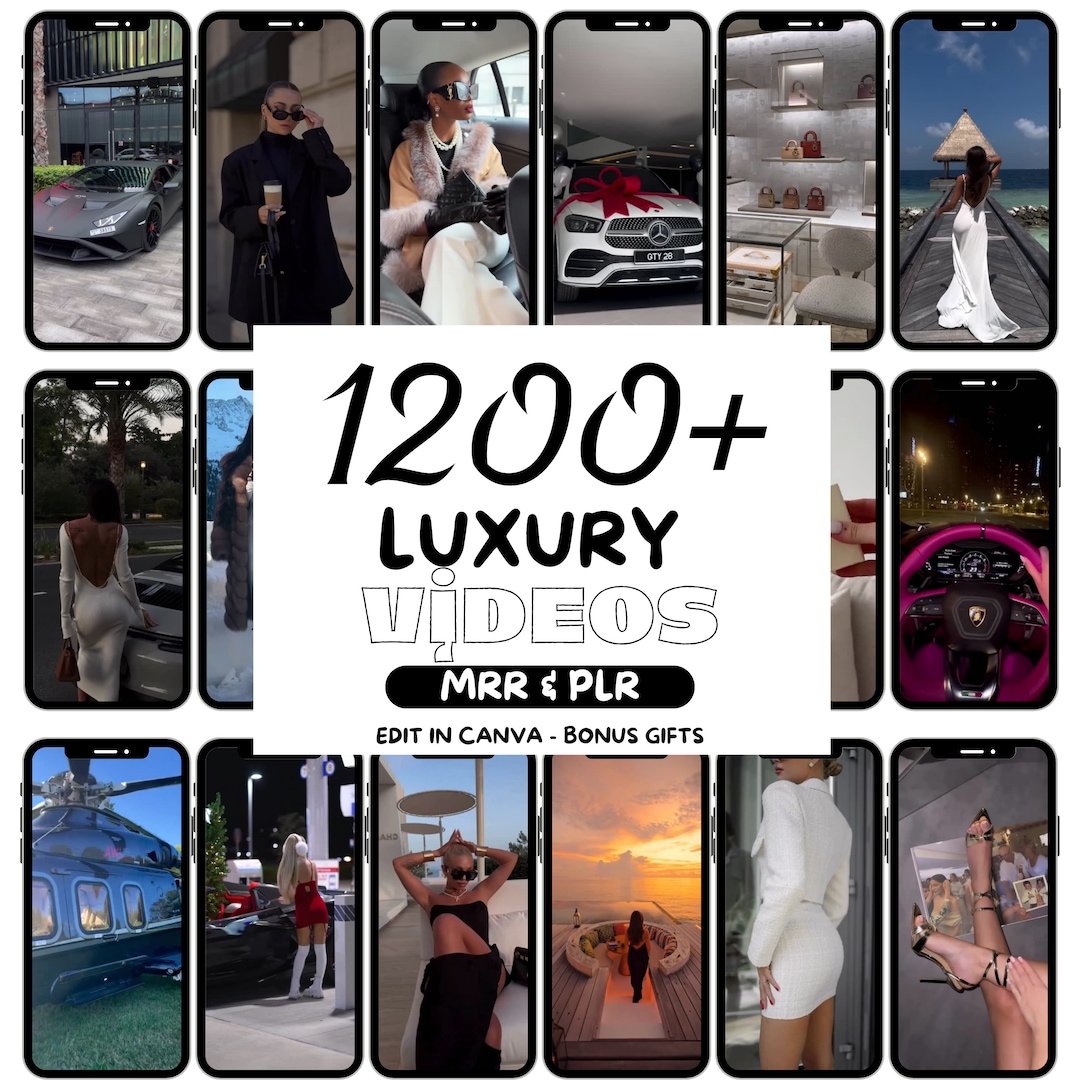 1200+ Rich LUXURY Women's Reels | Luxury Lifestyle | Millionaire Reels | Reel Package | Lüks ...