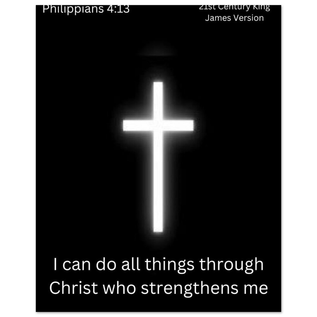 Motivational Poster, Christian Poster for Office & Home Decor ...