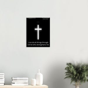 Motivational Poster, Christian Poster for Office & Home Decor ...