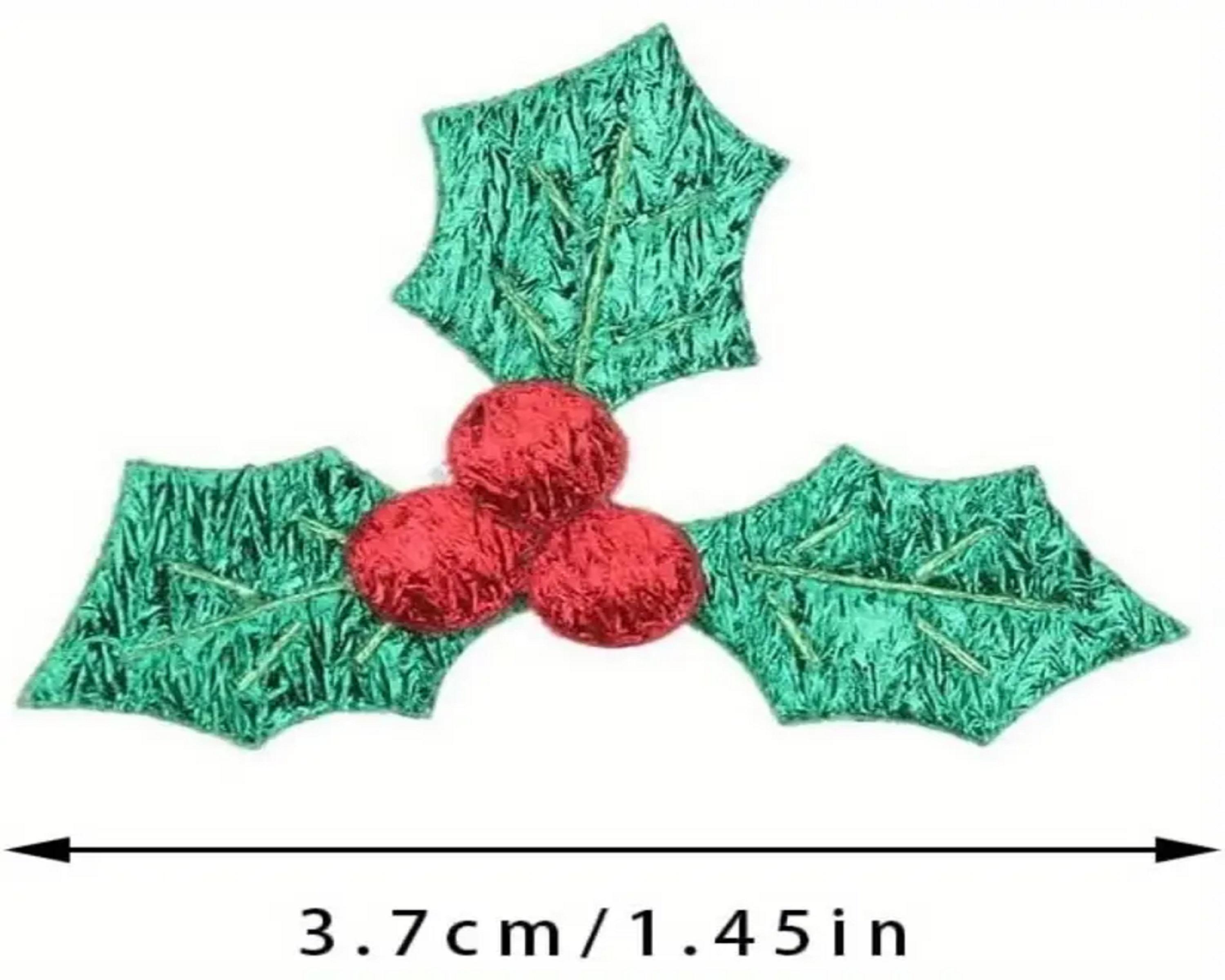 Mini Triple Leaf Holly Berries - Etsy